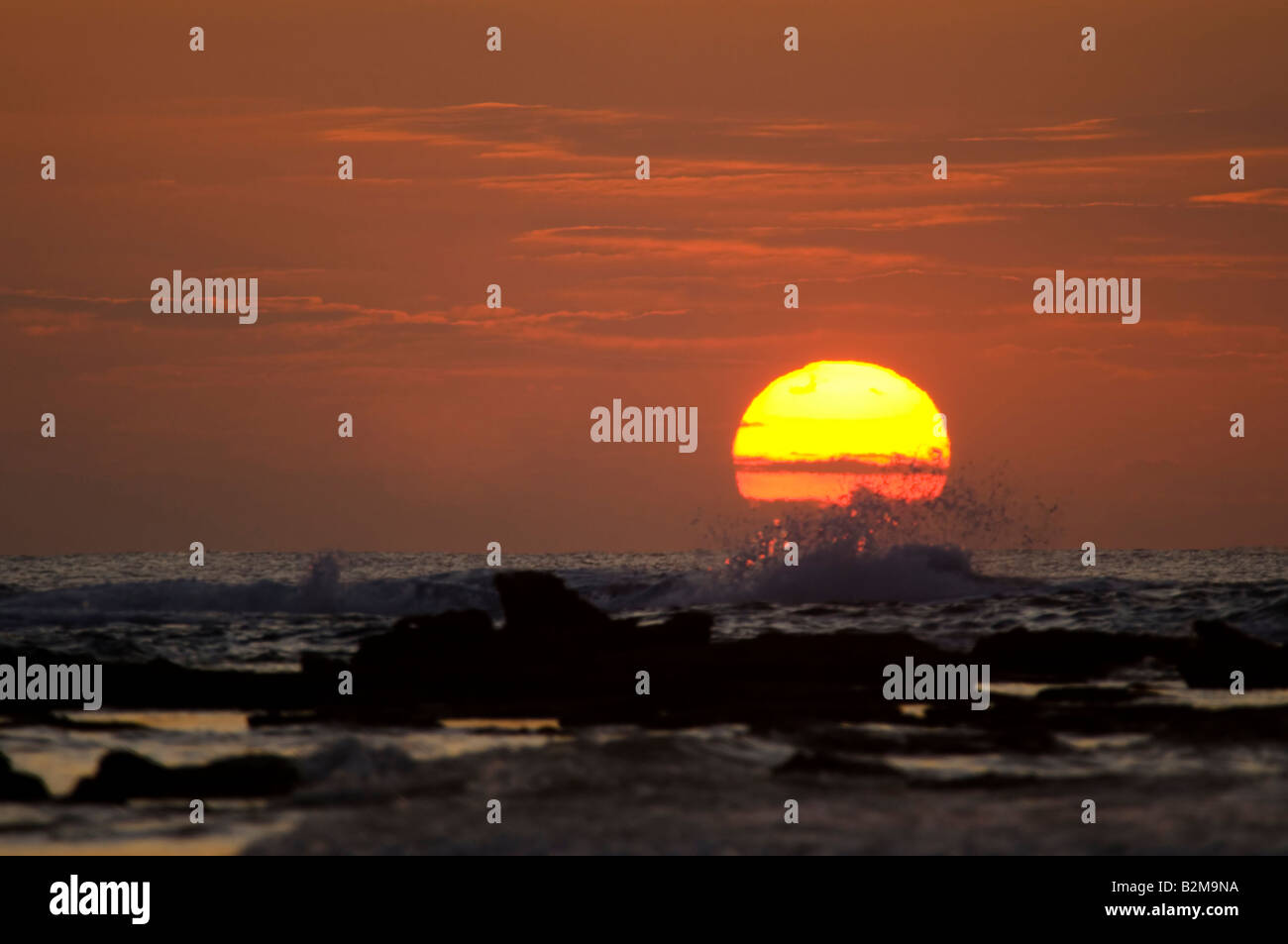 Israel Mediterranean sun set Stock Photo - Alamy