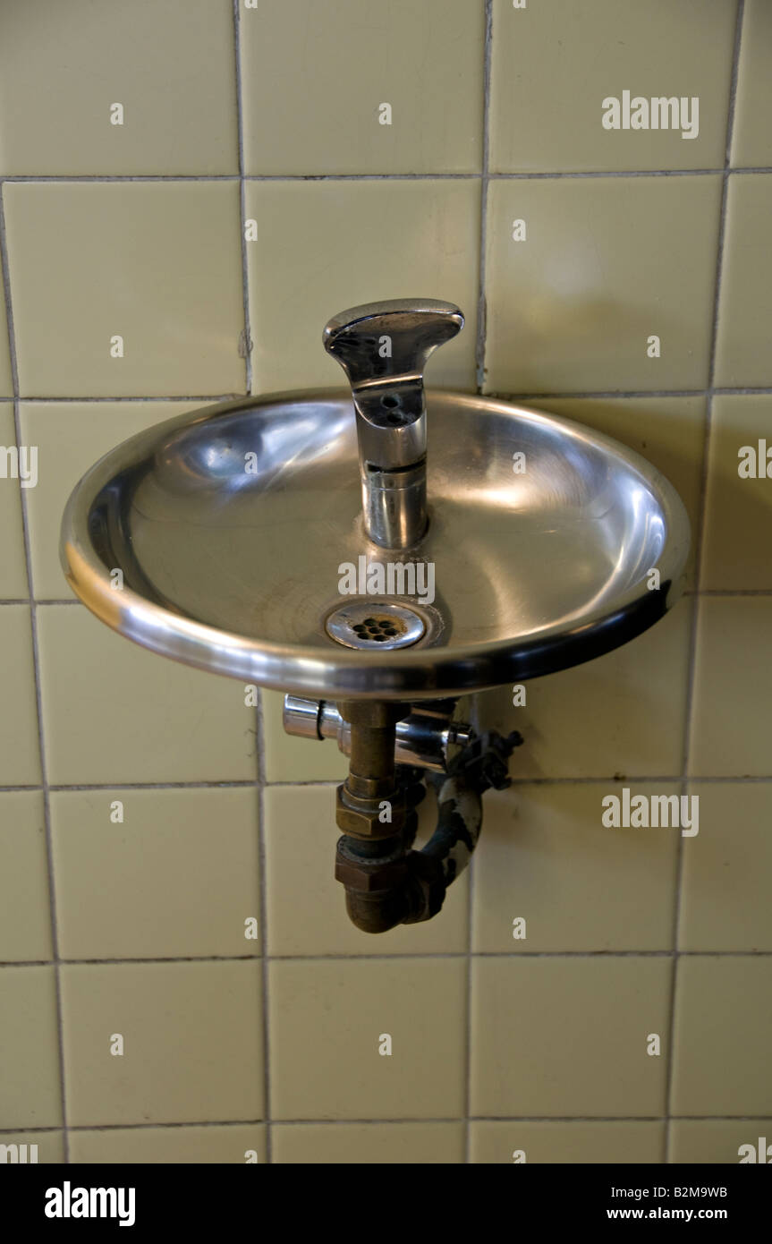 Drinking fountain in St James Park toilets Whitehall London United ...