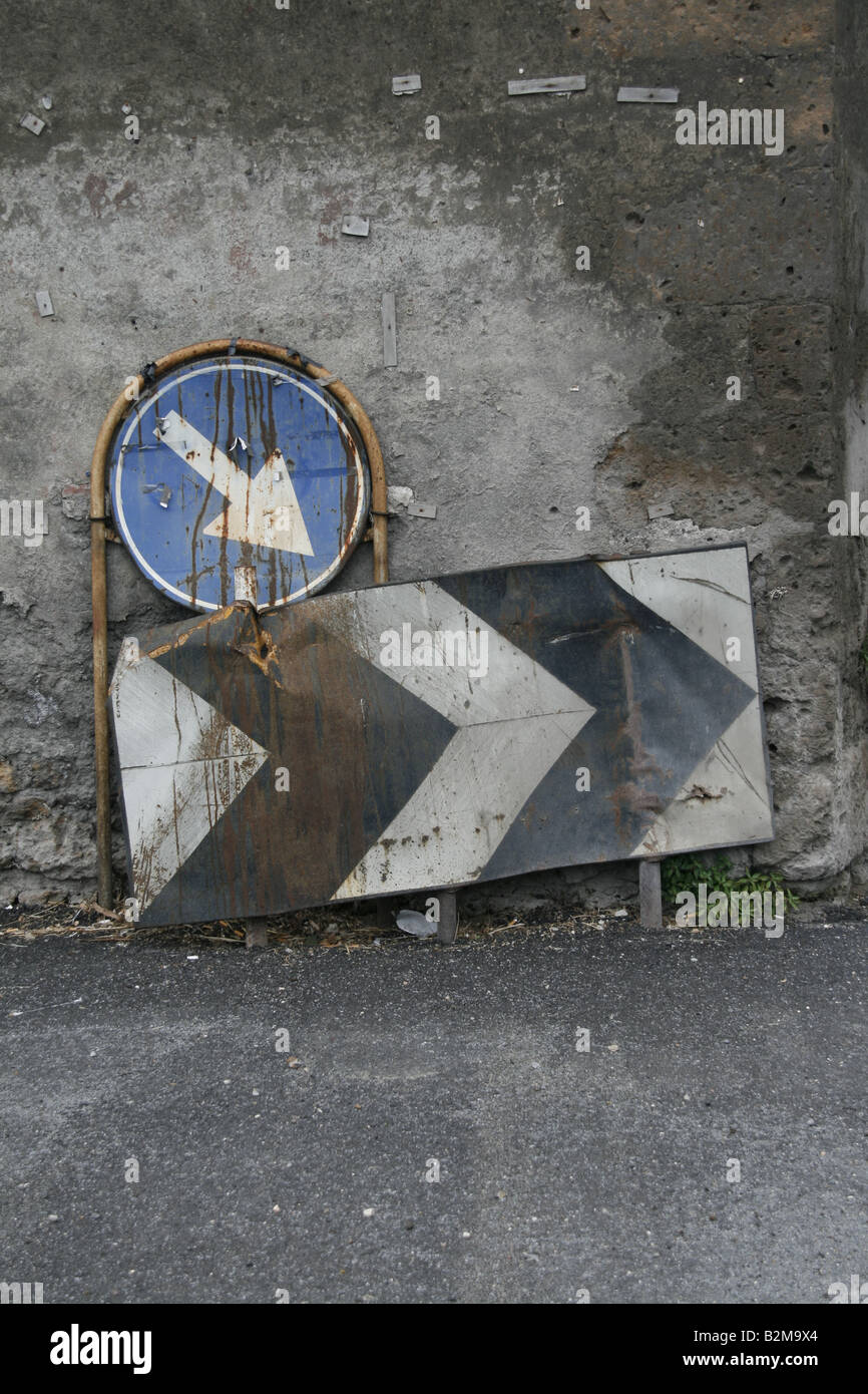 Dirty Road Signs