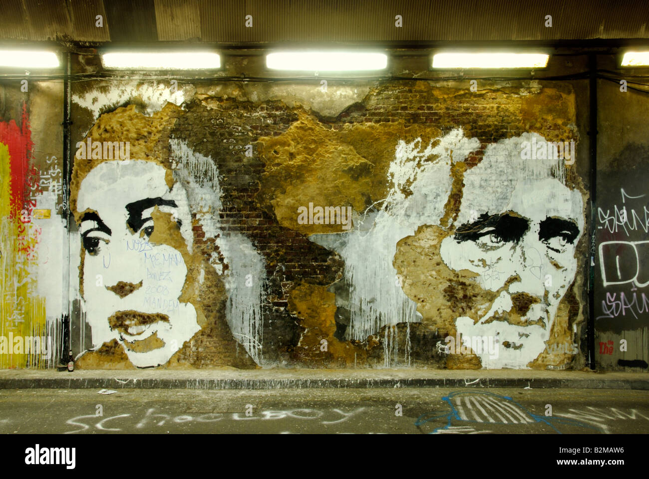 “Face Sculpture” by Vhils – Banksy Collective, Cans Festival, "Leake ...