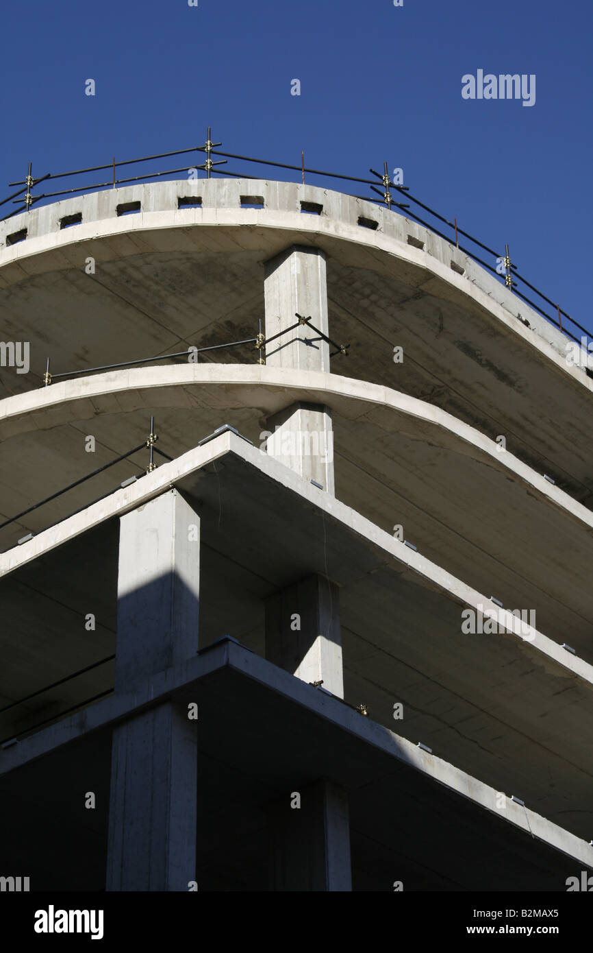high rise car park under construction Stock Photo - Alamy