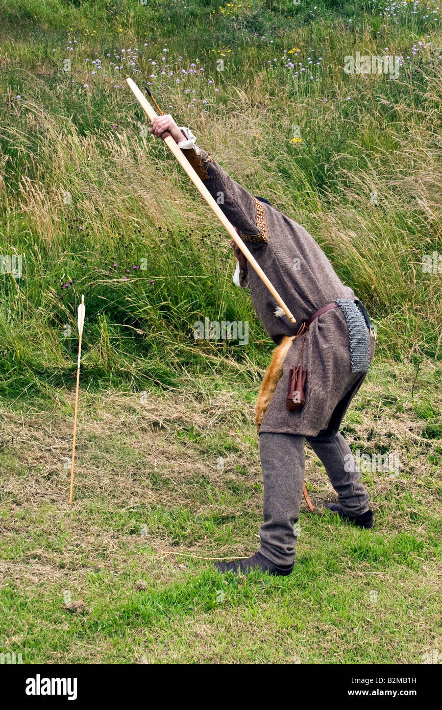 Bowman of the Scottish Historical Medieval Re-Enactment Group Knights ...
