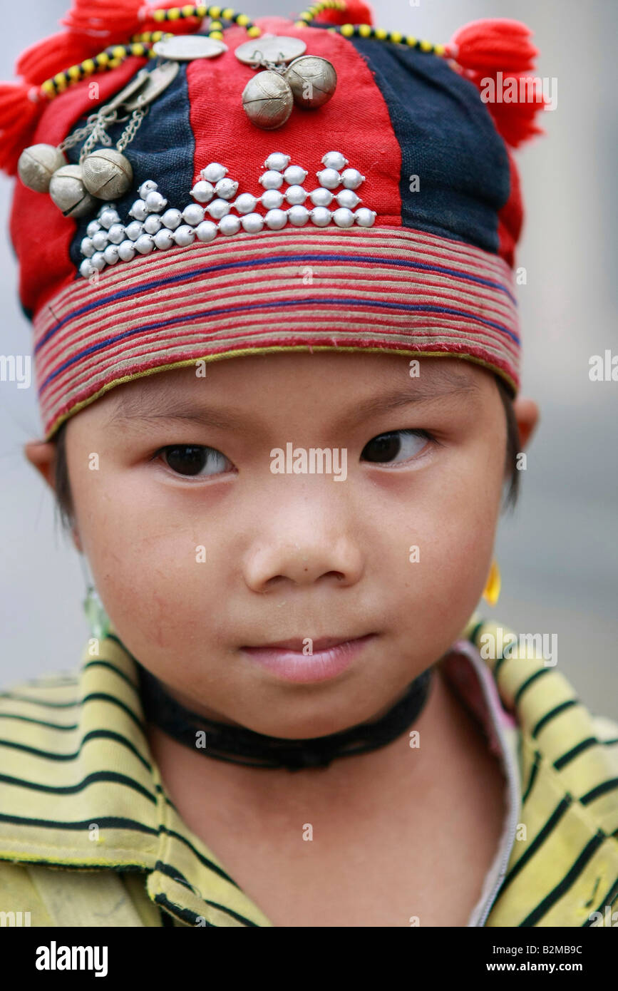 Red Dao boy at the village school at Thanh Kim, near Sapa, Vietnam ...