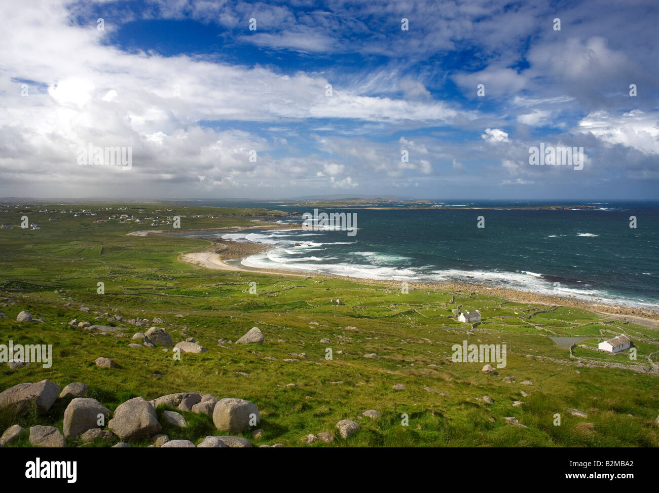 Donegal Coast from Foreland Heights County Donegal Ireland Stock Photo ...