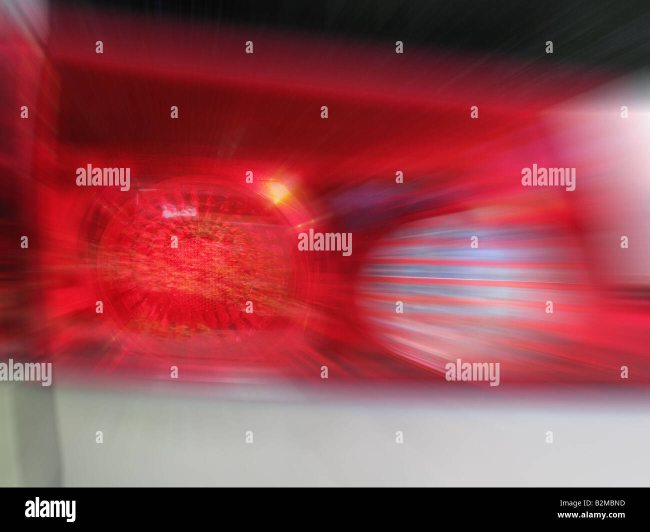 Speed. Automobile tail lights Stock Photo - Alamy