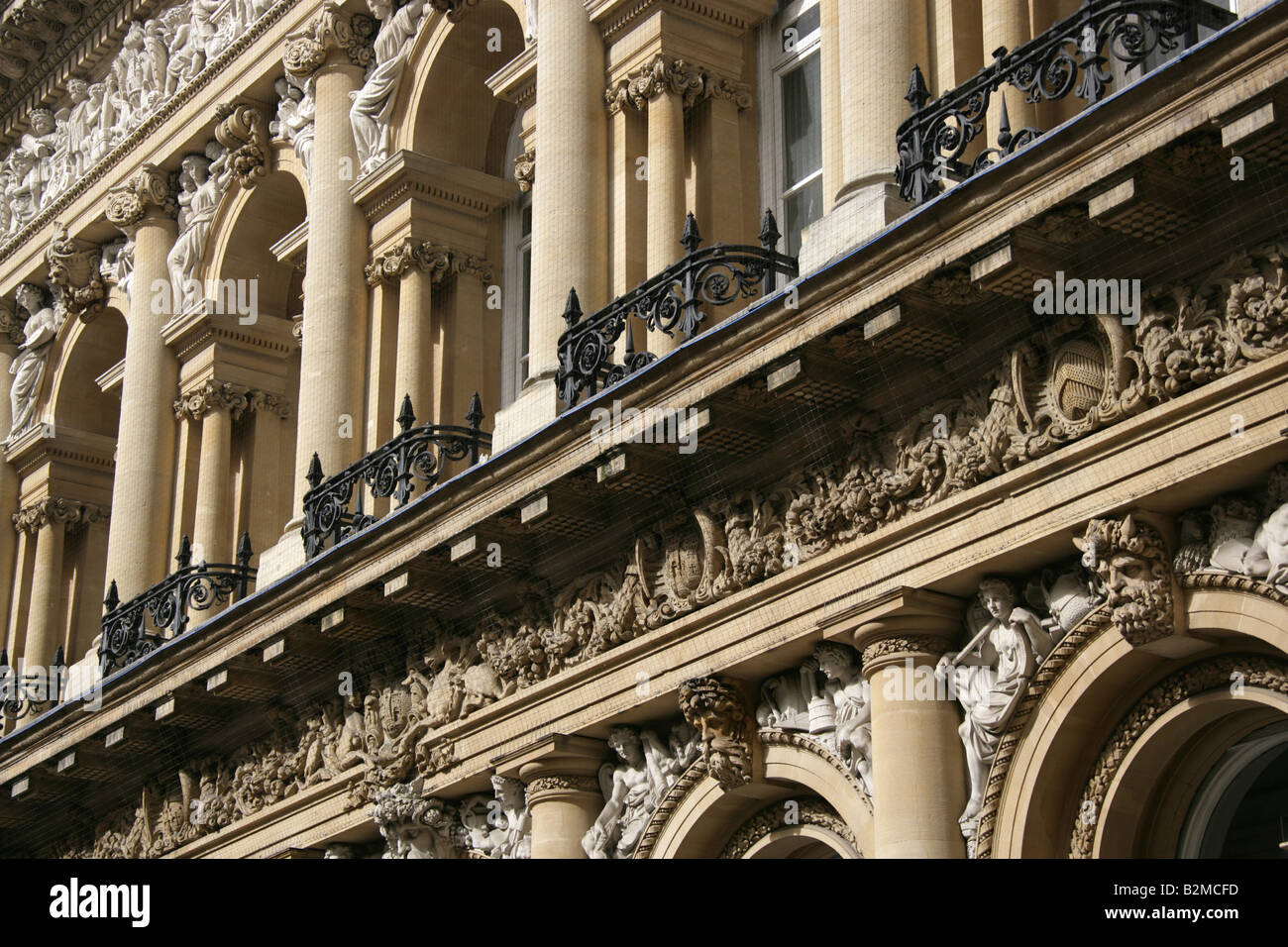 City of Bristol, England. The façade and sculptured friezes’ on the ...