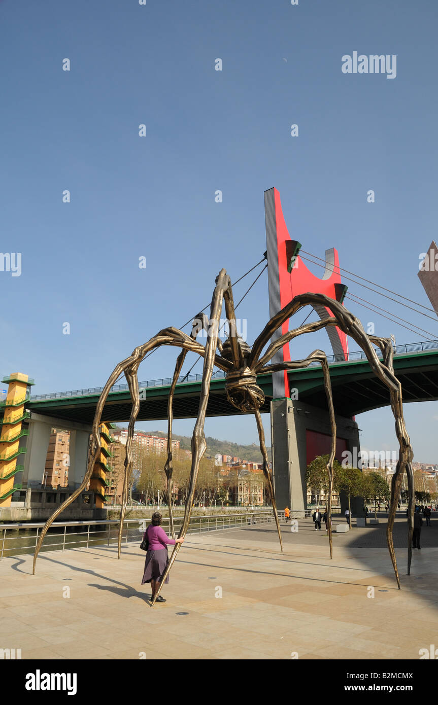 The Maman a huge metal sculpture of a Spider by Louise Bourgeois at the ...