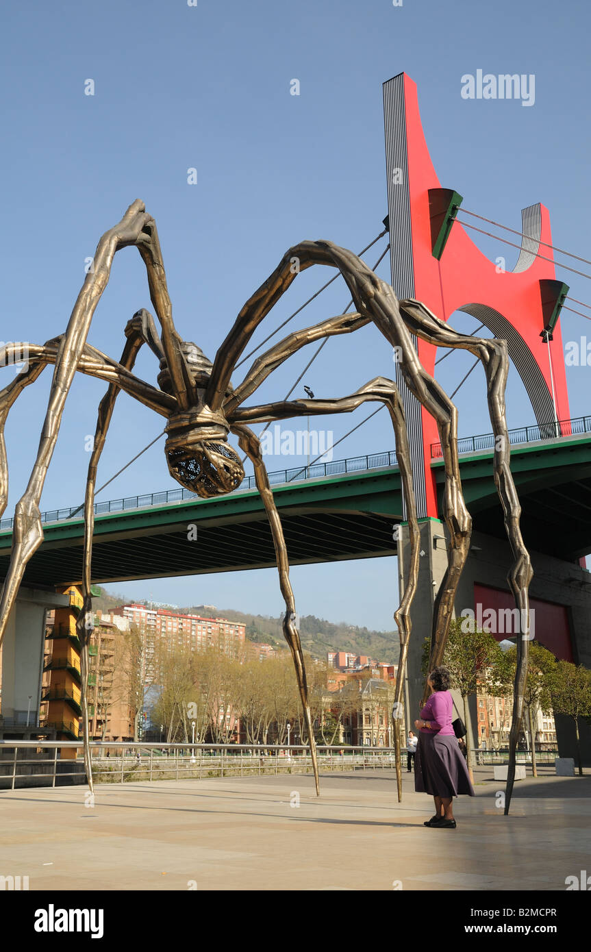 The Maman a huge metal sculpture of a Spider by Louise Bourgeois at the ...
