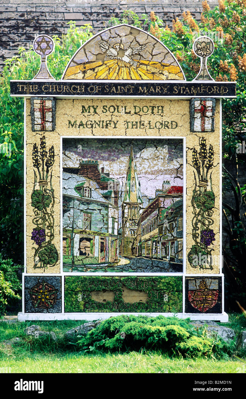 Well Dressing Tideswell Derbyshire biblical text tradition traditional ...