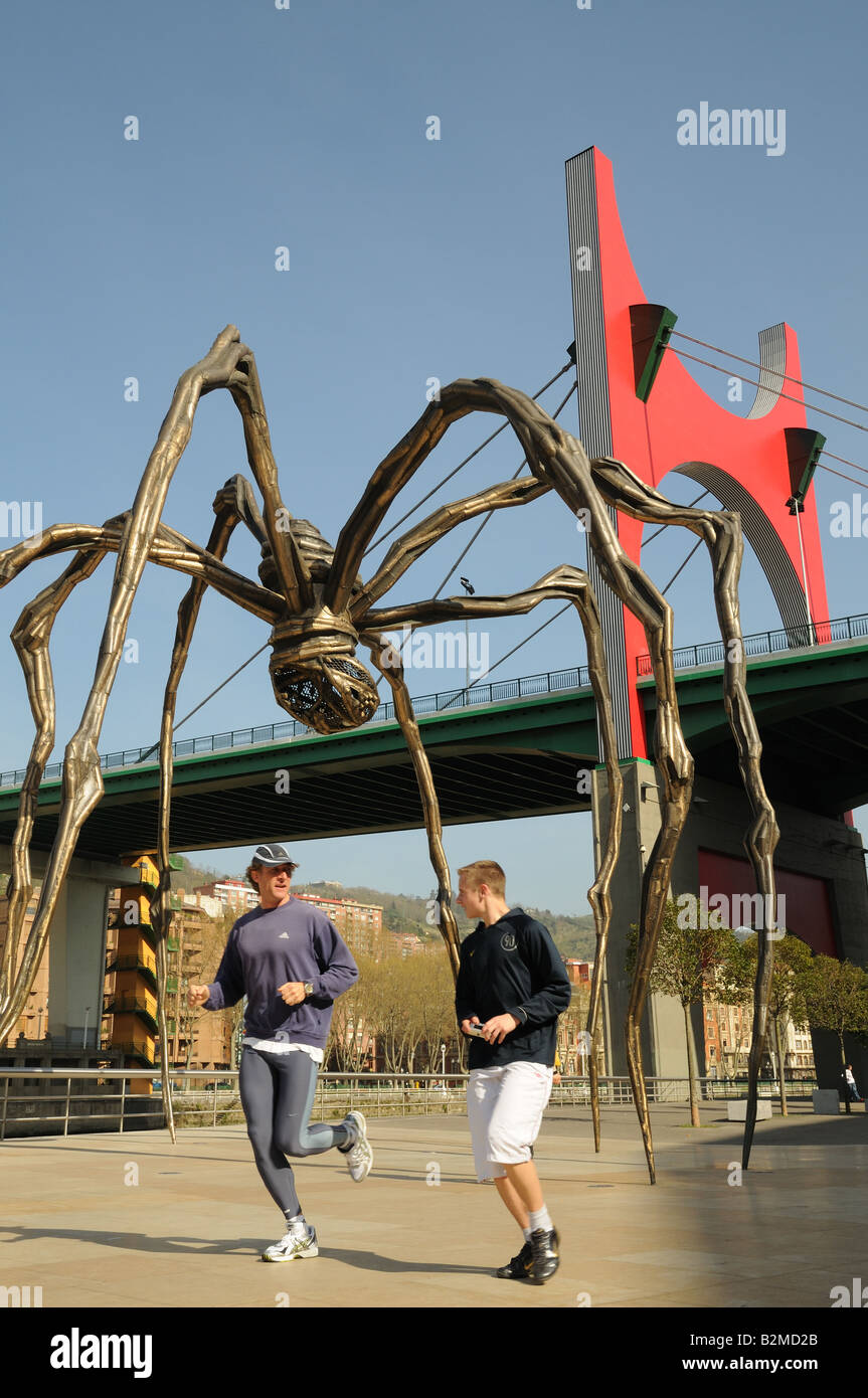 The Maman a huge metal sculpture of a Spider by Louise Bourgeois at the ...