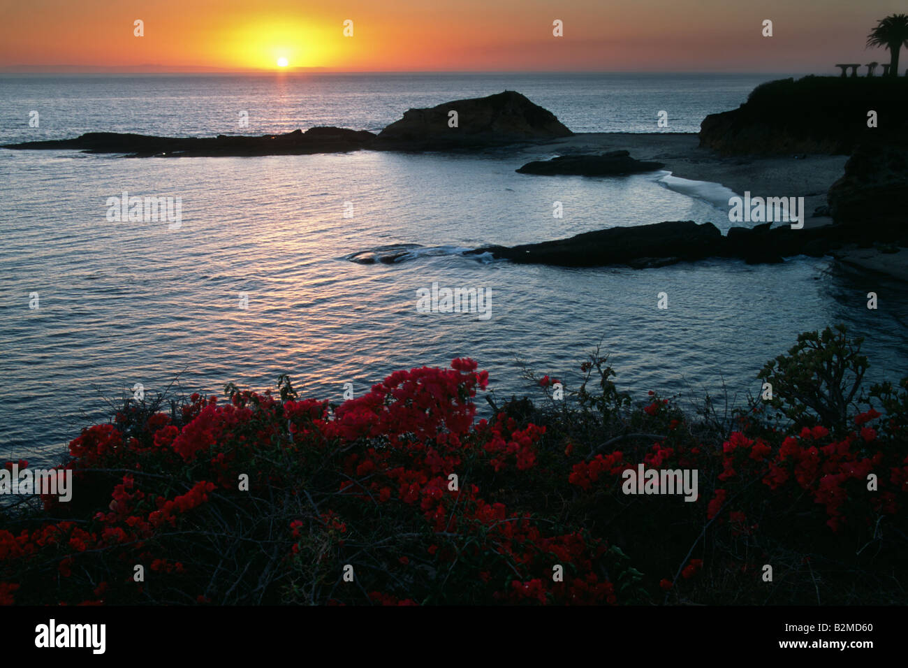 Laguna beach Sunset California USA Stock Photo - Alamy