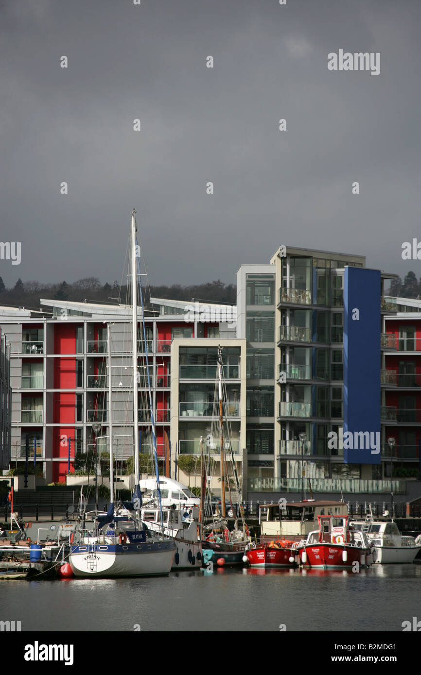 City of Bristol, England. The Point is a contemporary residential ...
