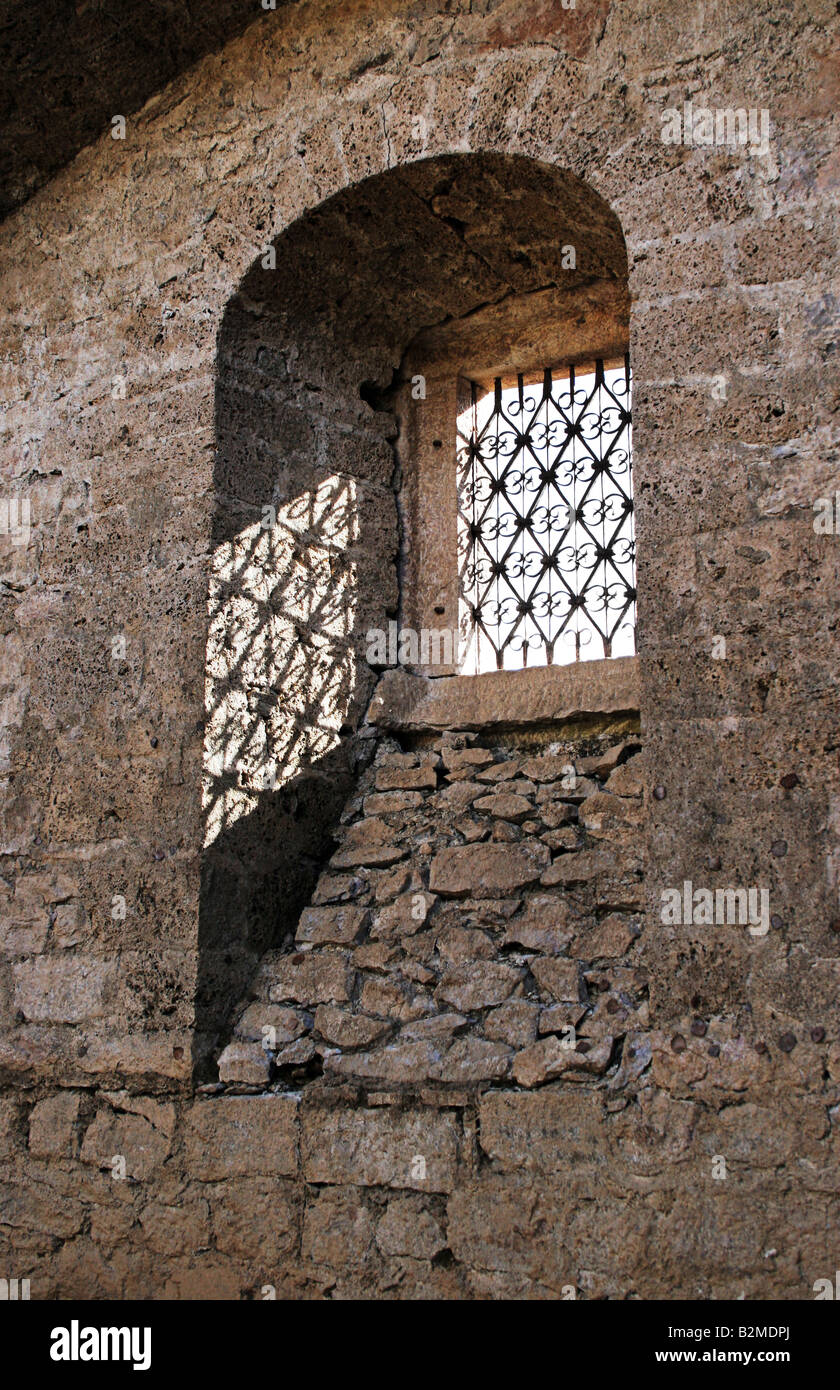 window from an old ruined church Stock Photo - Alamy