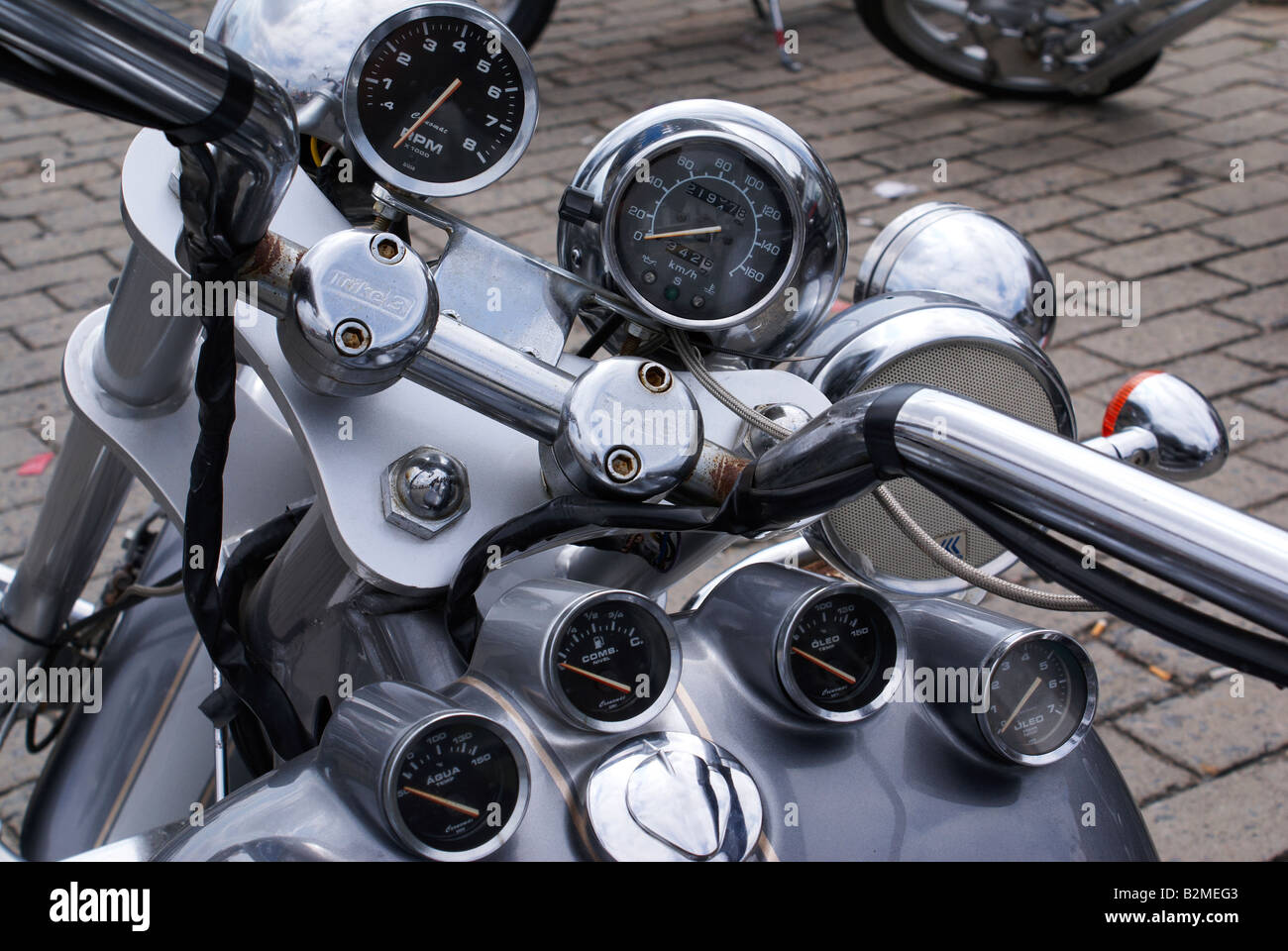 Motorcycle gauges hi-res stock photography and images - Alamy