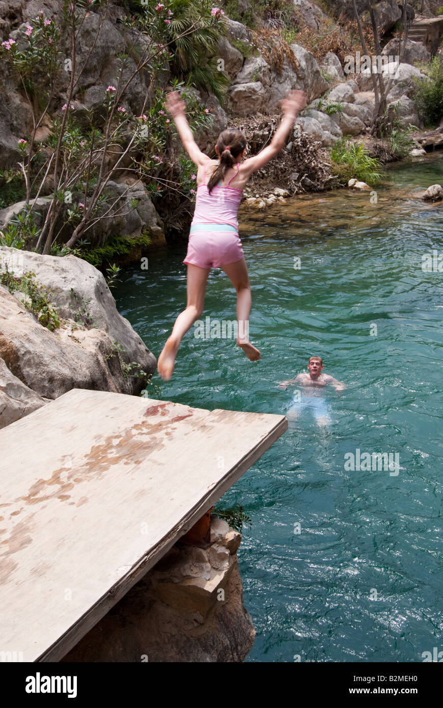 Fonts Algar Waterfalls High Resolution Stock Photography and Images - Alamy