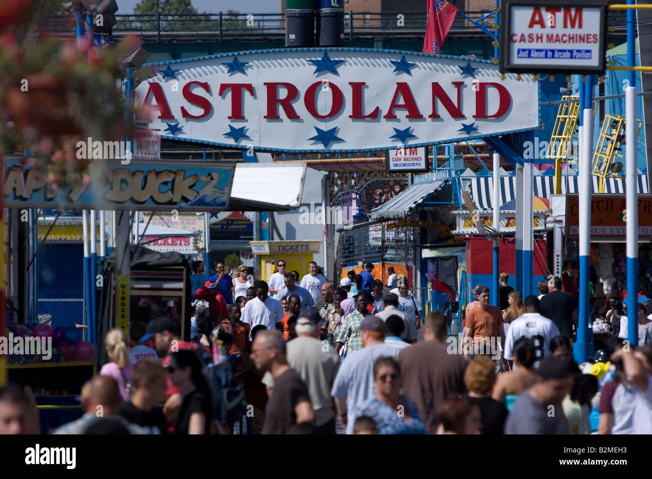 The final season for Astroland amusement park at Coney Island Brooklyn ...