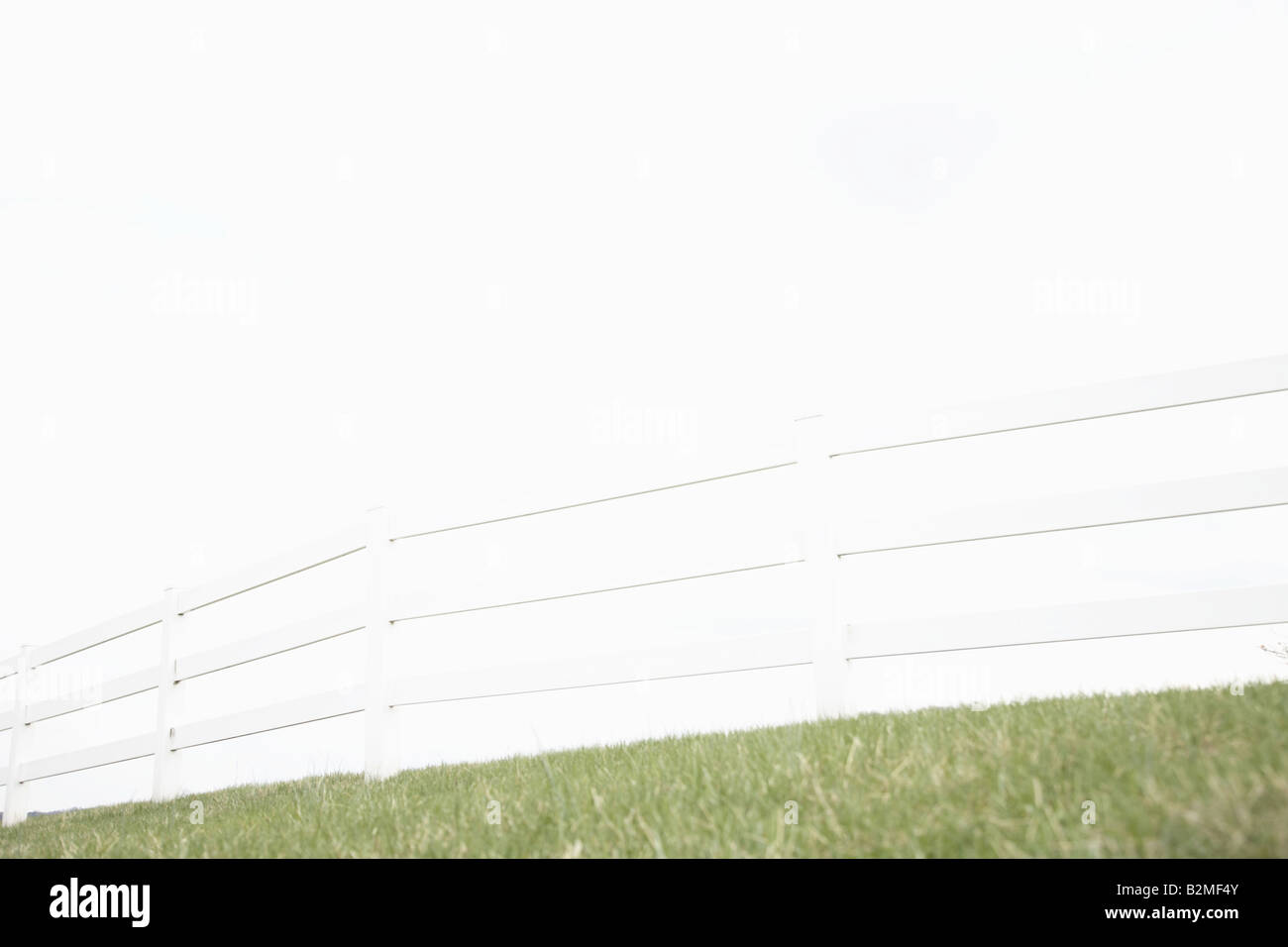 fence in field Stock Photo - Alamy