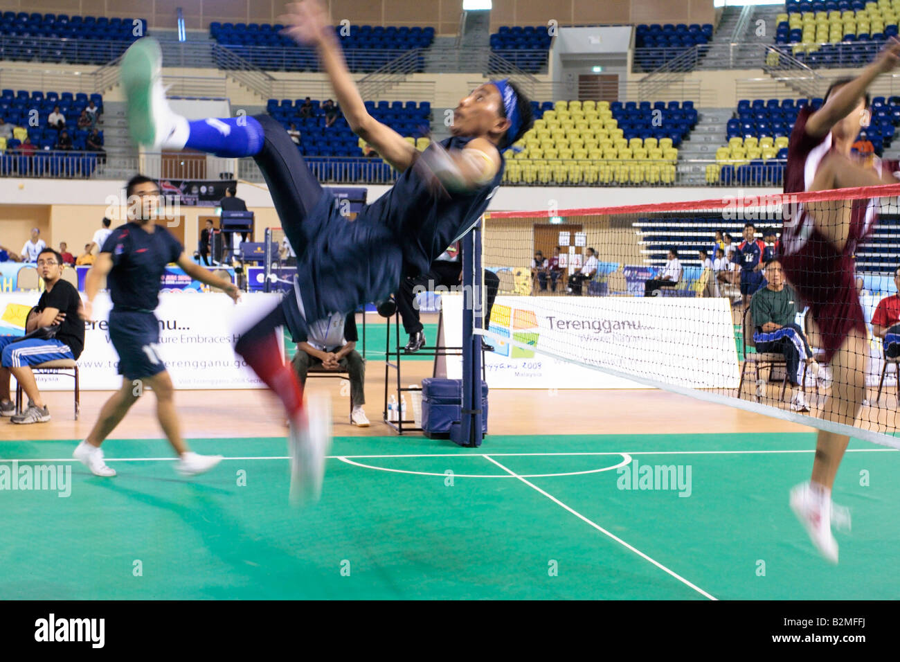 Traditional game of Sepak Takraw Stock Photo - Alamy