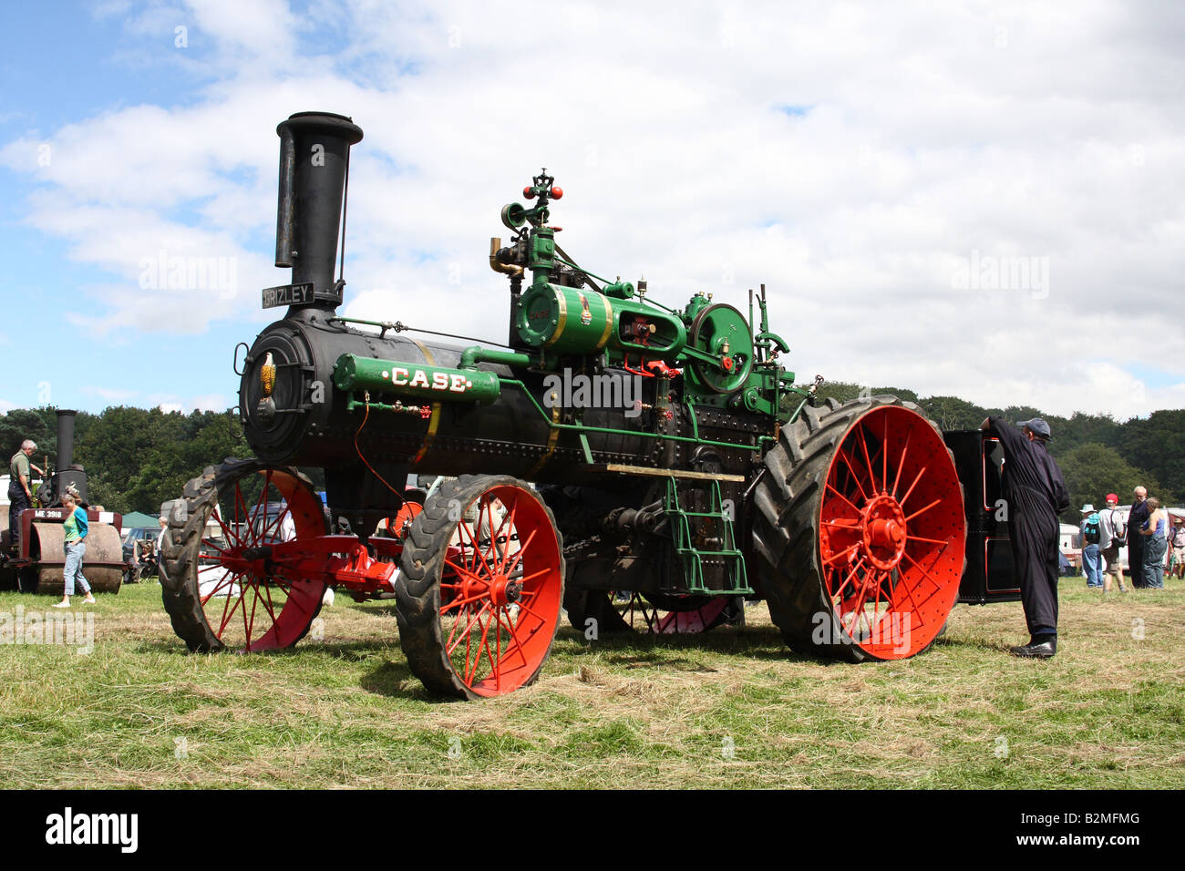 A steam traction engine at the Cromford Steam Engine Rally 2008 Stock ...