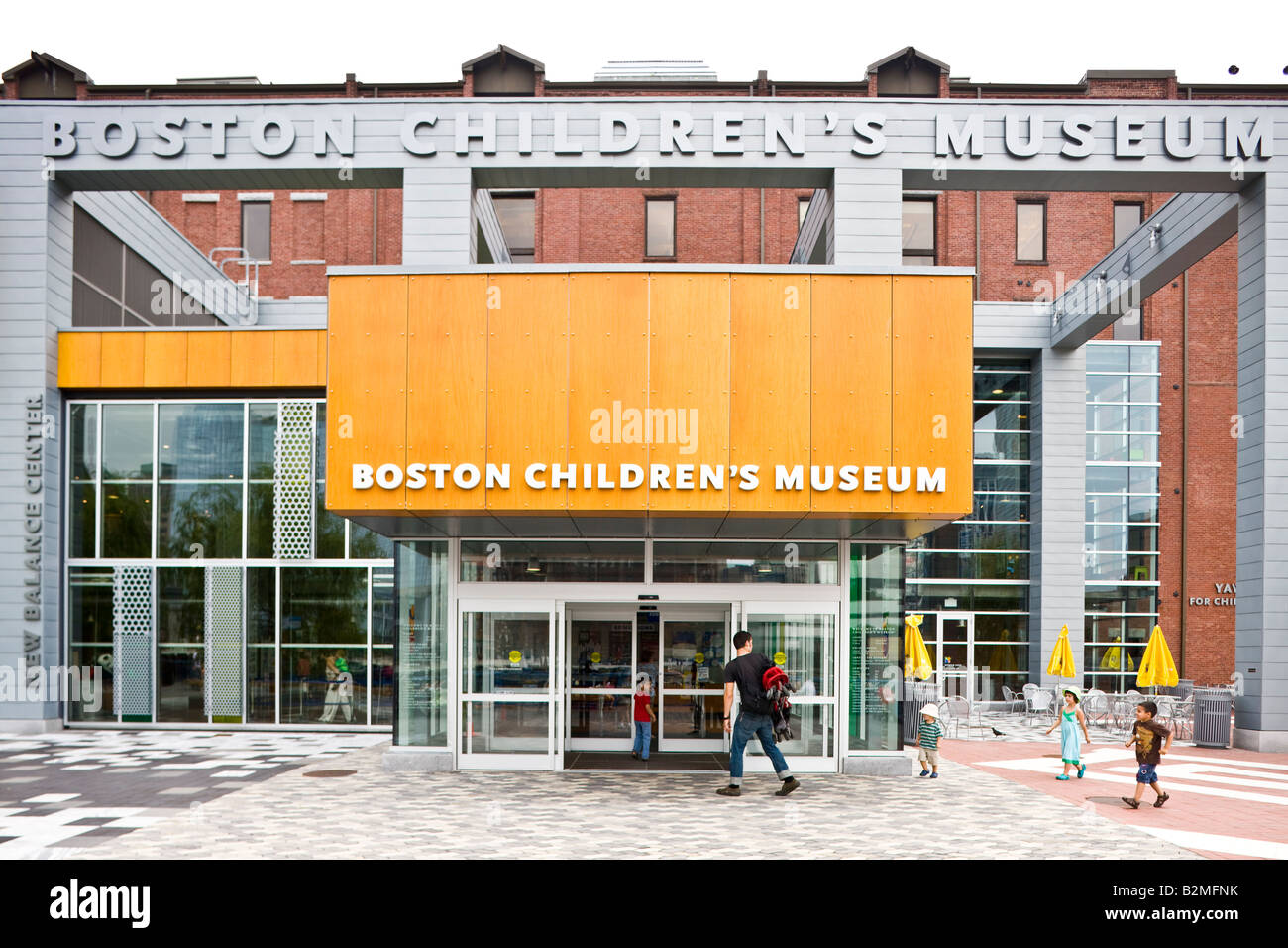 Boston Children's Museum facade, Boston, Massachusetts, USA Stock Photo ...