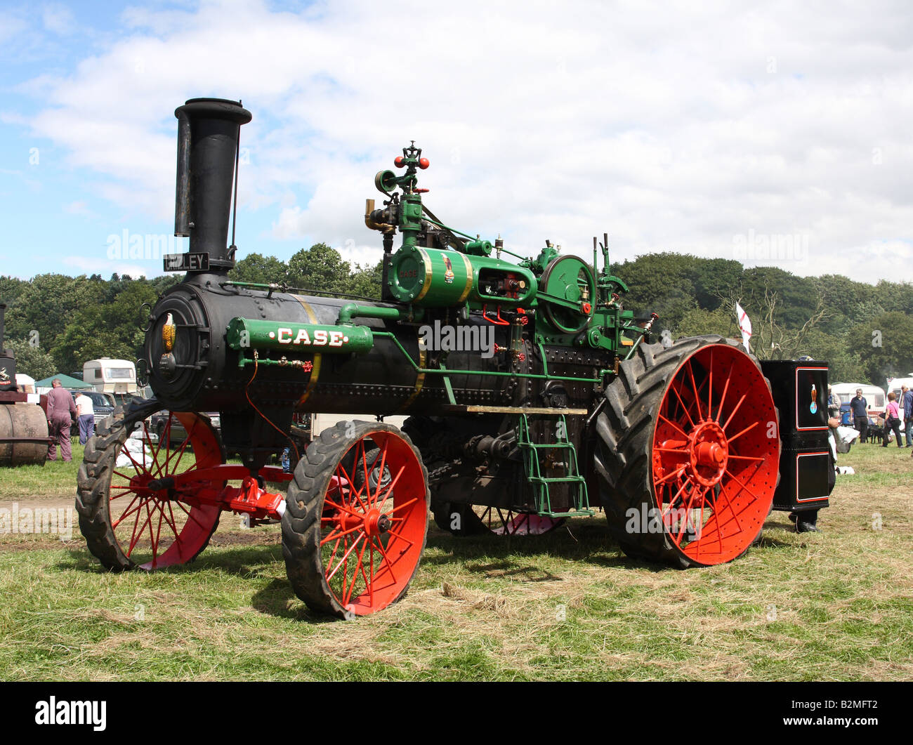 A steam traction engine at the Cromford Steam Engine Rally 2008 Stock ...