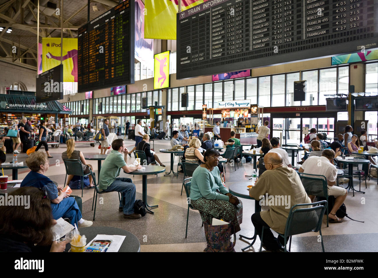 Boston south station hi-res stock photography and images - Alamy