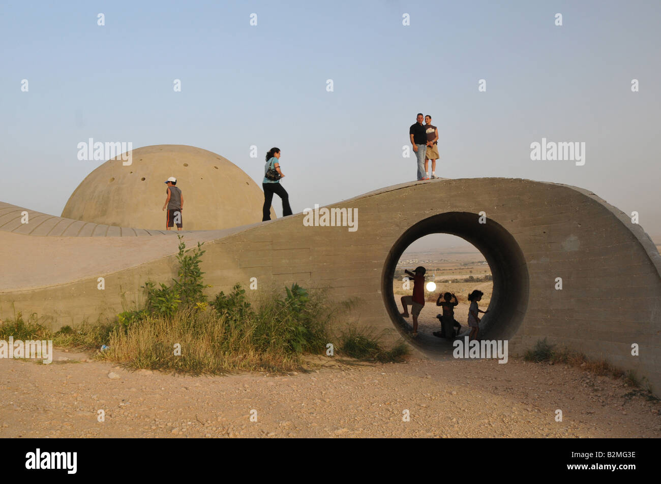 Danny Karavan's Memorial Monument to the Negev Brigade in Be'er Sheva ...