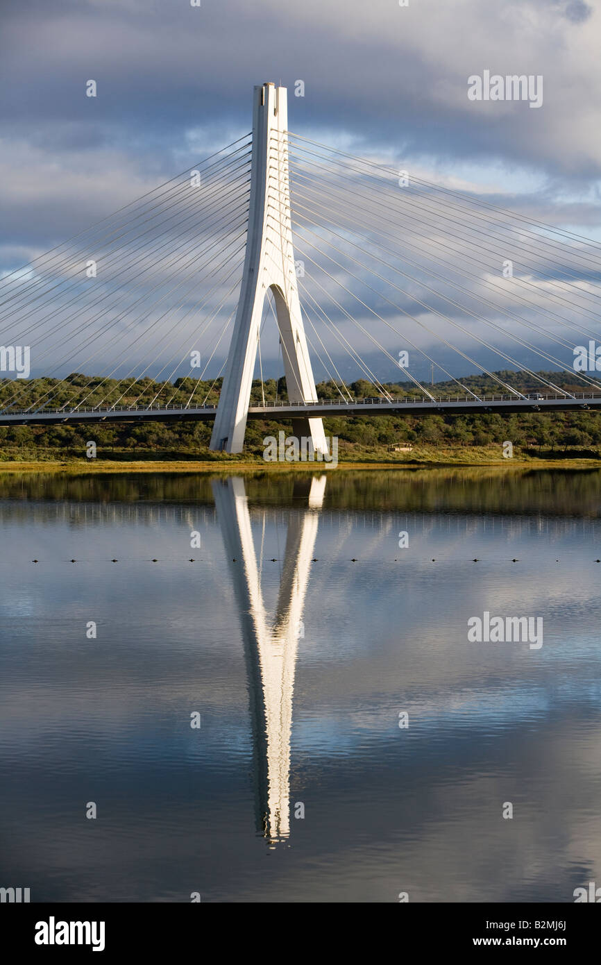 Bridge over Arade river in Portimao, Algarve Portugal Stock Photo - Alamy
