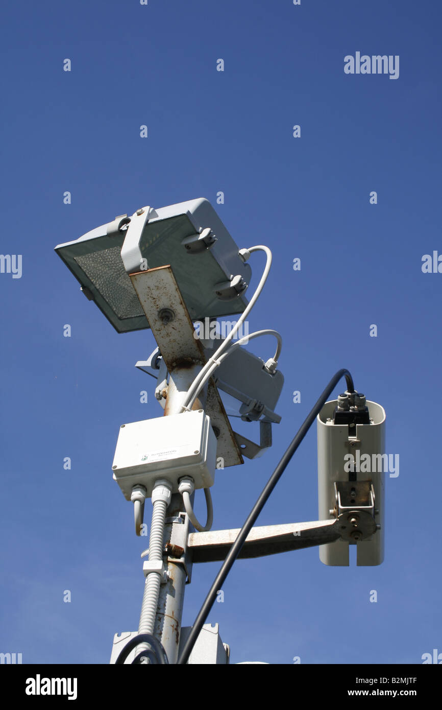 Surveillance camera on high pole hi-res stock photography and images ...