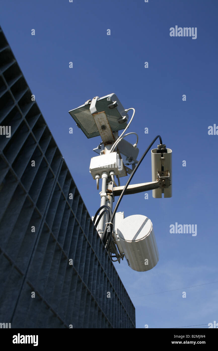 Surveillance camera on high pole hi-res stock photography and images ...