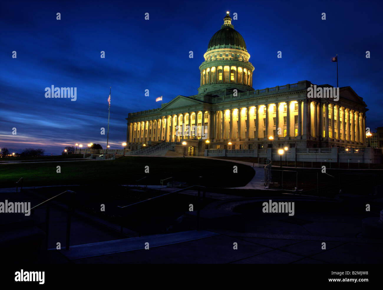State Capitol at Sunset Stock Photo - Alamy