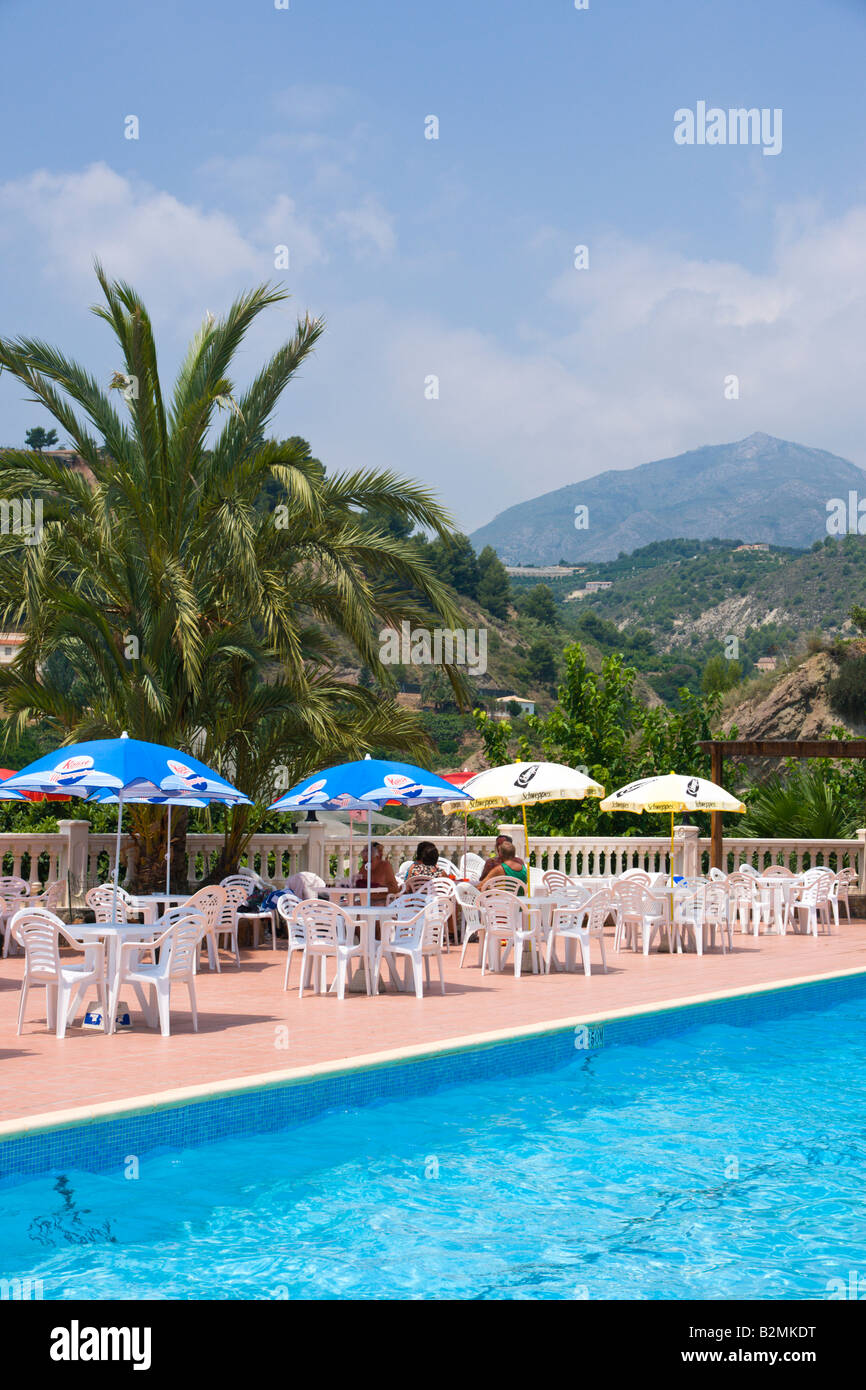 Costa Blanca Spain Fuentes d'Algar or Fonts d'Algar the village resort ...