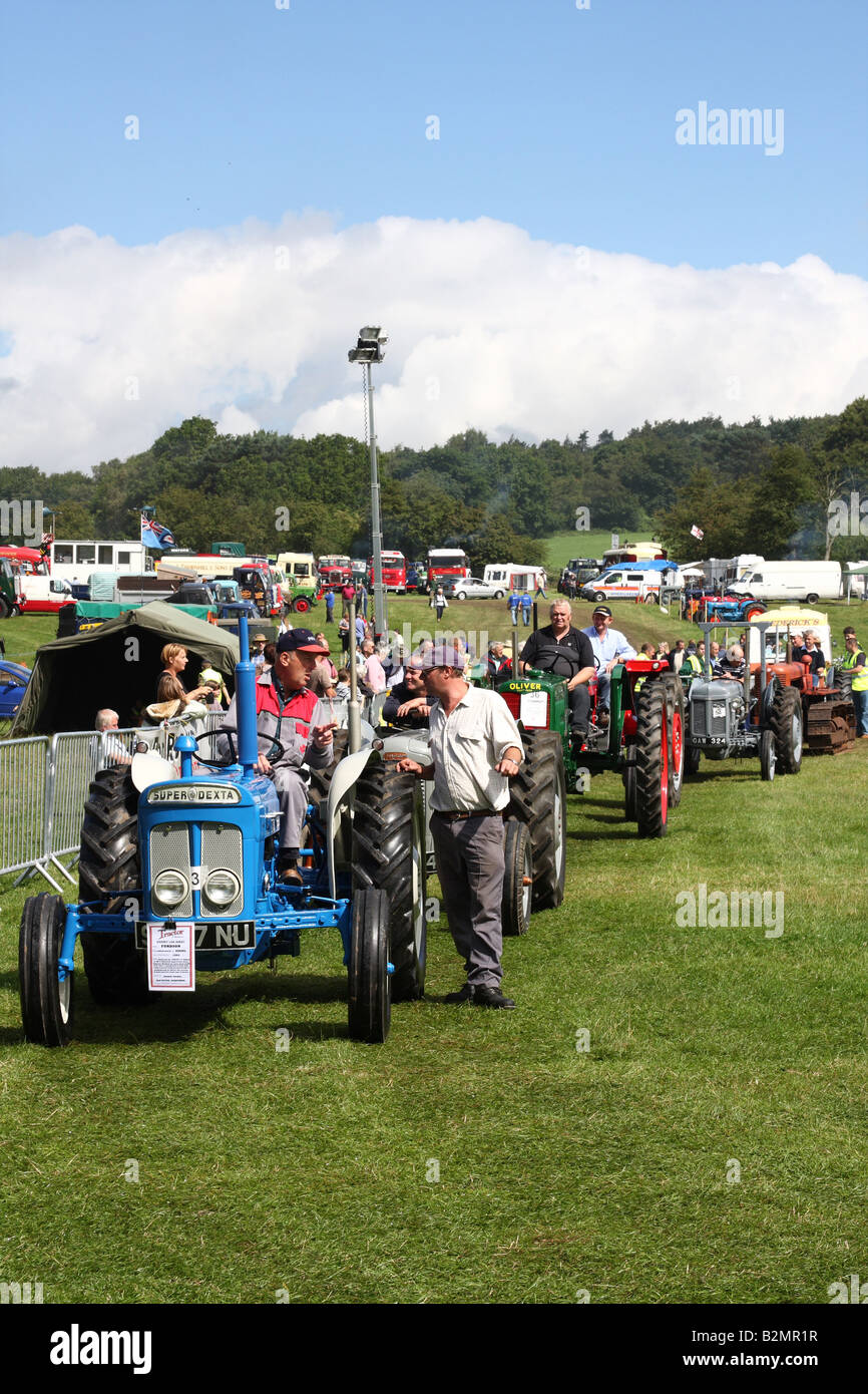 Vintage tractors at the Cromford Steam Engine Rally 2008 Stock Photo ...