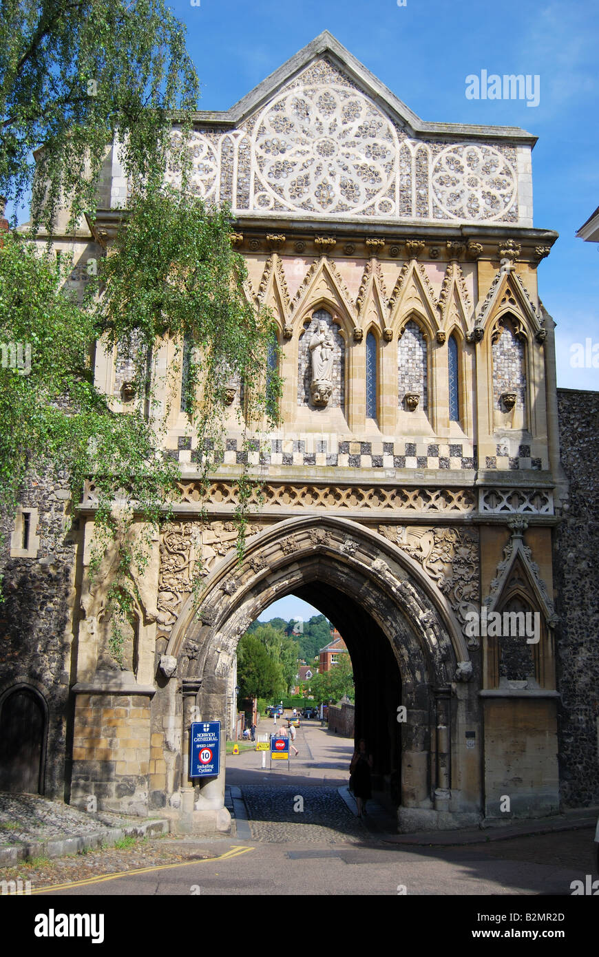 St Ethelbert's Gate, Norwich, Norfolk, England, United Kingdom Stock ...