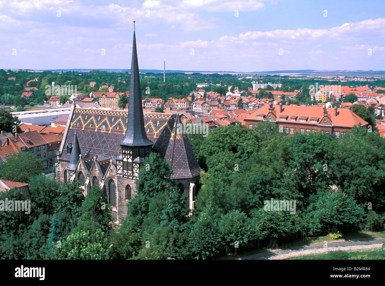 Historic centre, Muhlhausen, Germany, Europe Stock Photo - Alamy