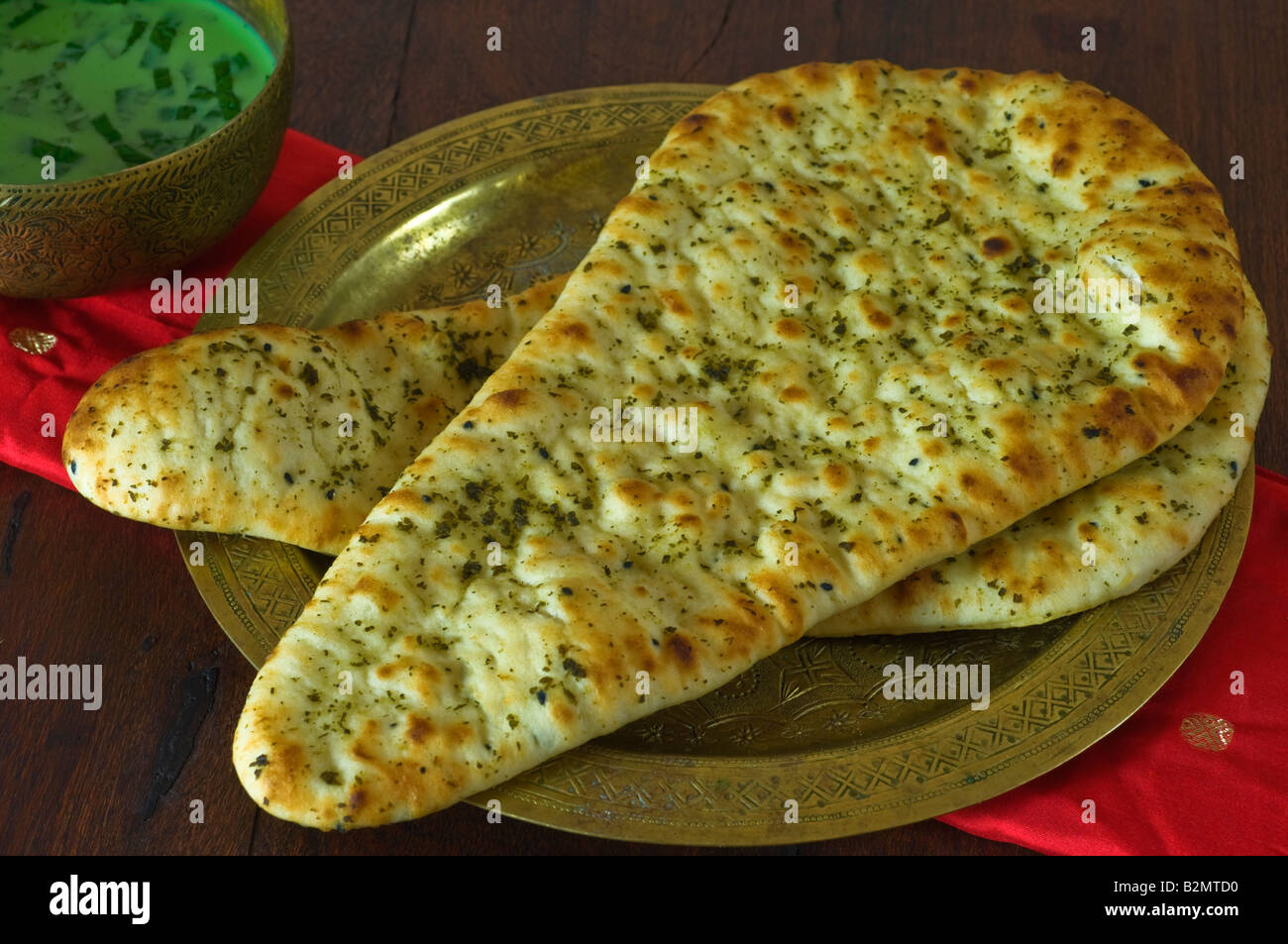 Naan bread Asia Food Stock Photo - Alamy