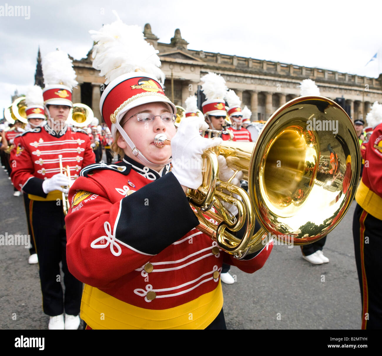 Scottish dancing princes street hi-res stock photography and images - Alamy