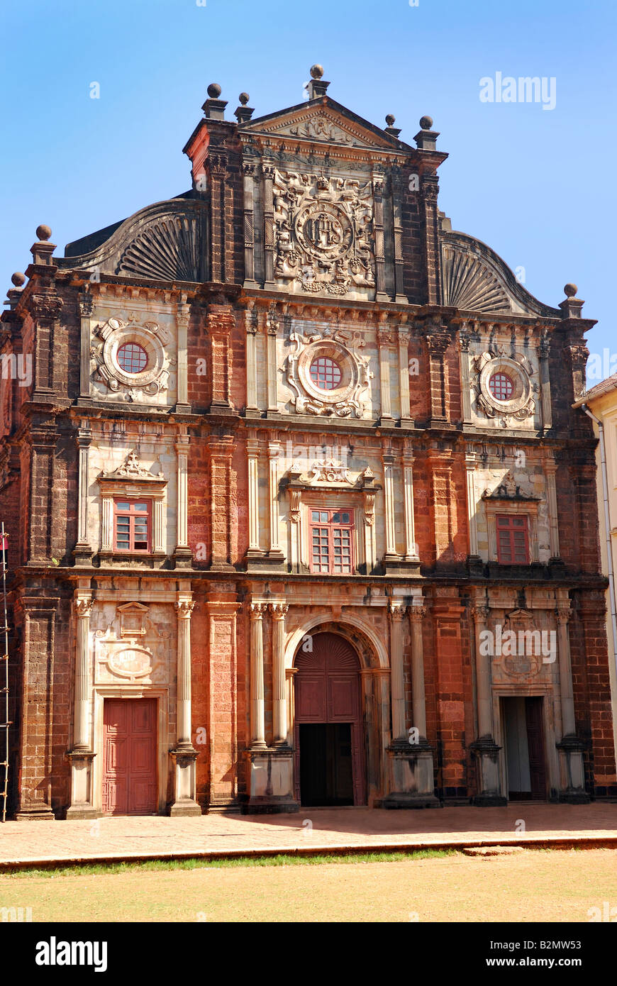 The Basilica of Bom Jesus Church, Old Goa, Goa, India Stock Photo - Alamy