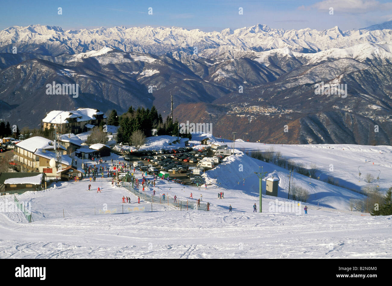 village view, mottarone, italy Stock Photo - Alamy