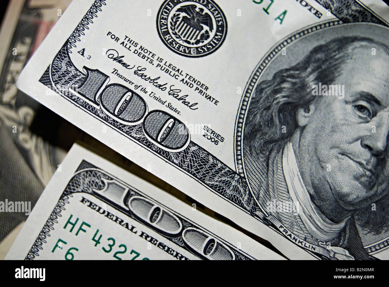 A US Dollar 100 currency note Stock Photo - Alamy