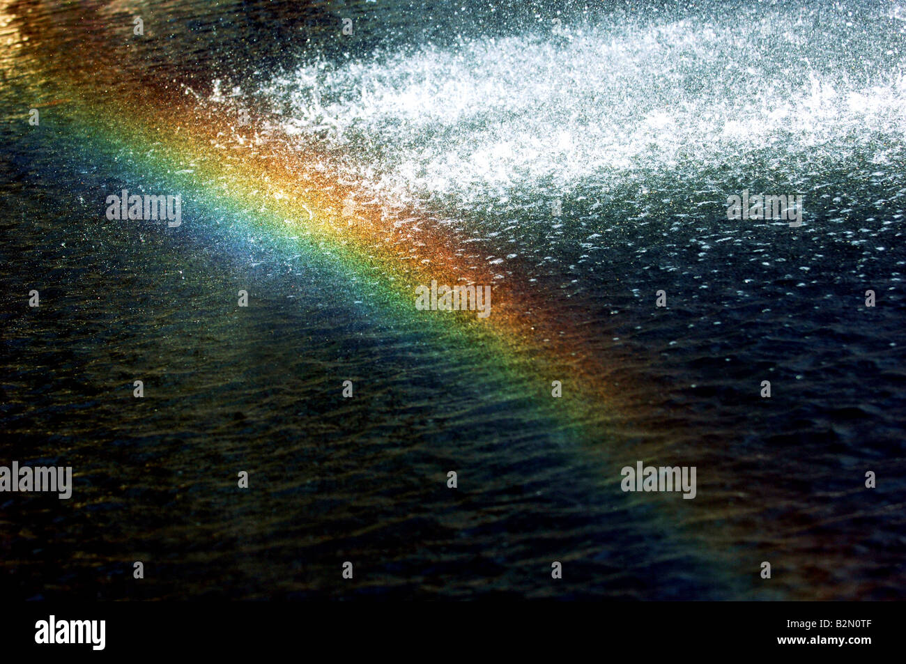 rainbow and water Stock Photo - Alamy