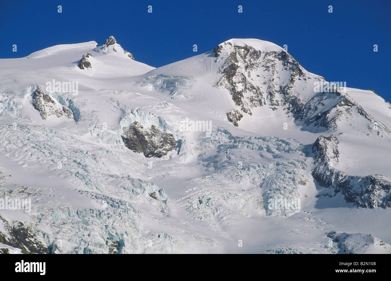 monte rosa mountain, gressoney la trinite', italy Stock Photo - Alamy