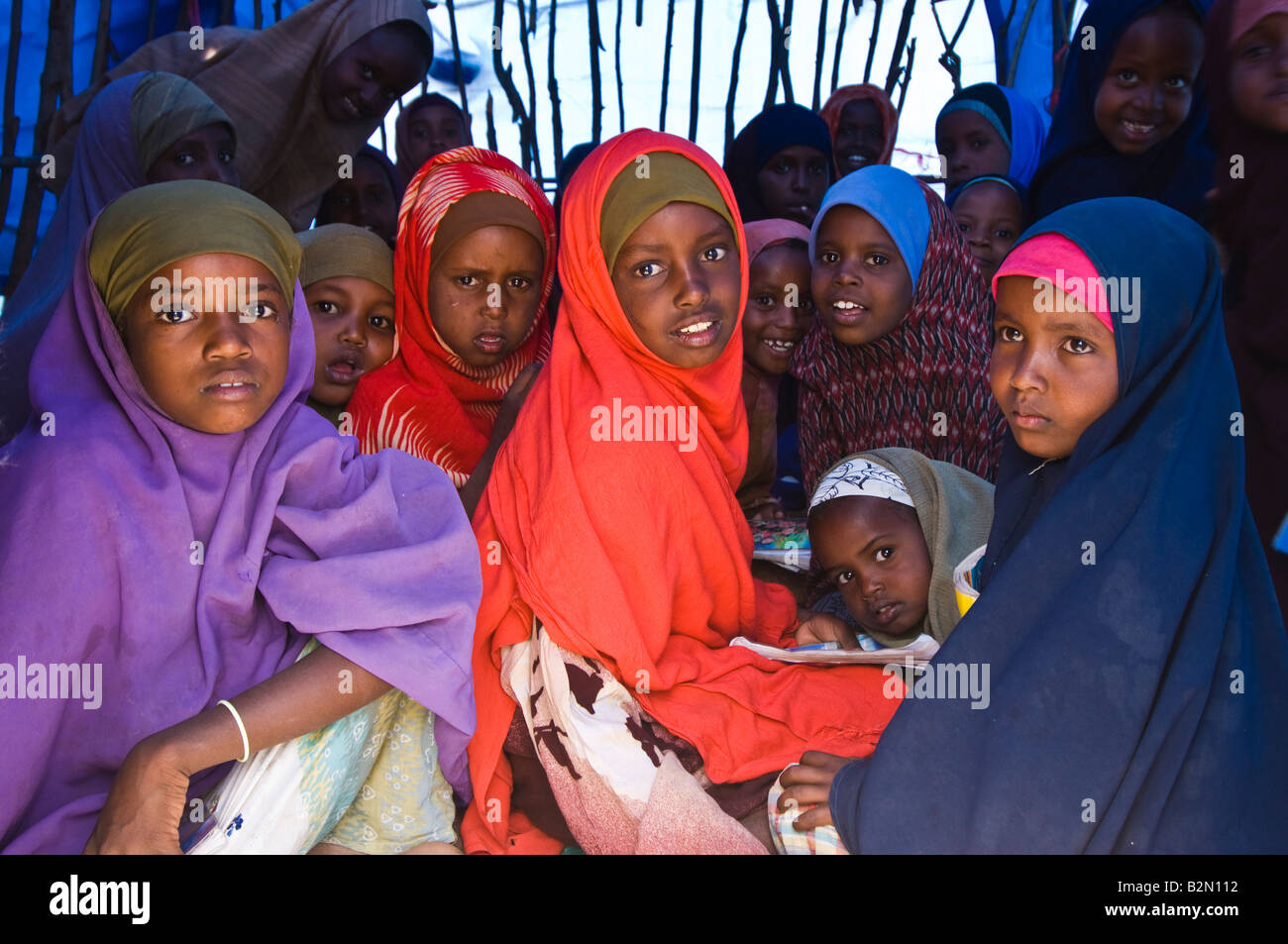 Life in a Somali refugee camp in Somali Region, Ethiopia, Africa Stock ...