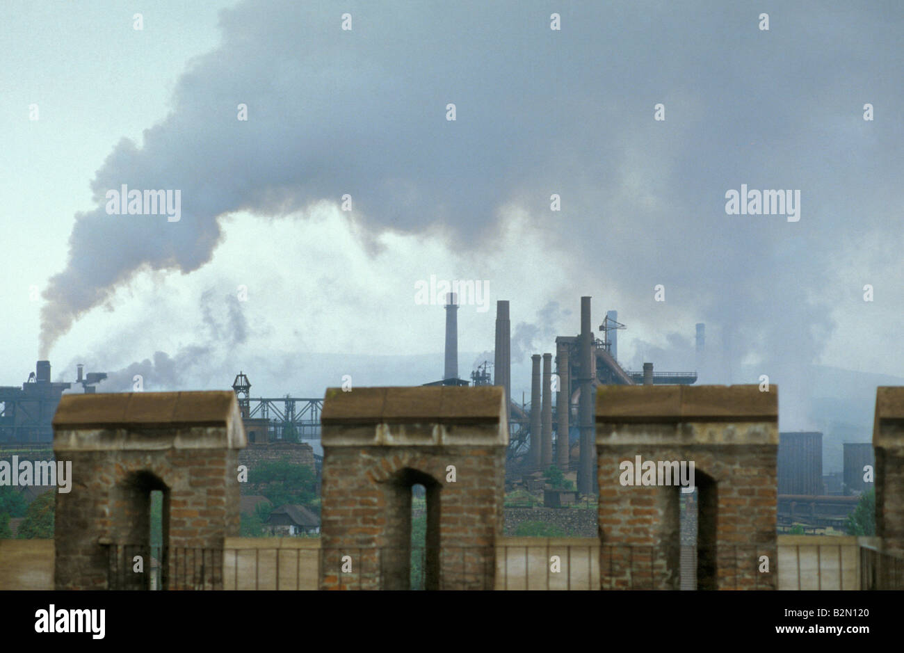 air pollution, hunedoara, romania Stock Photo - Alamy