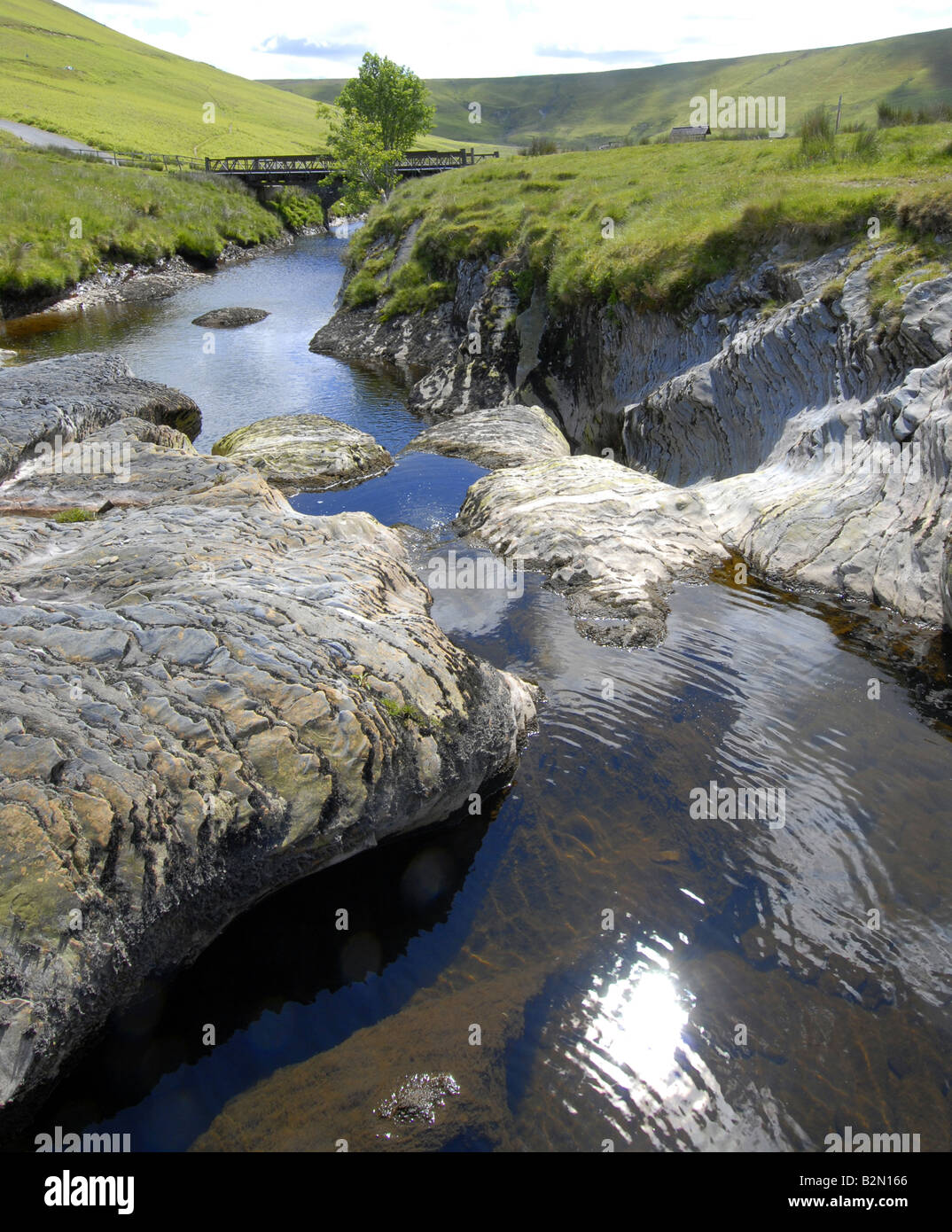 Welsh mountain stream Stock Photo - Alamy