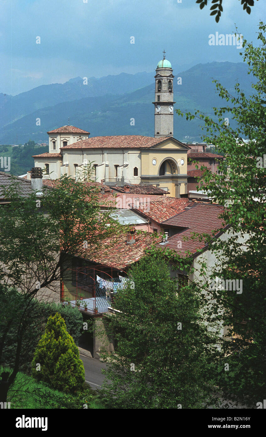village view, leffe, Italy Stock Photo - Alamy