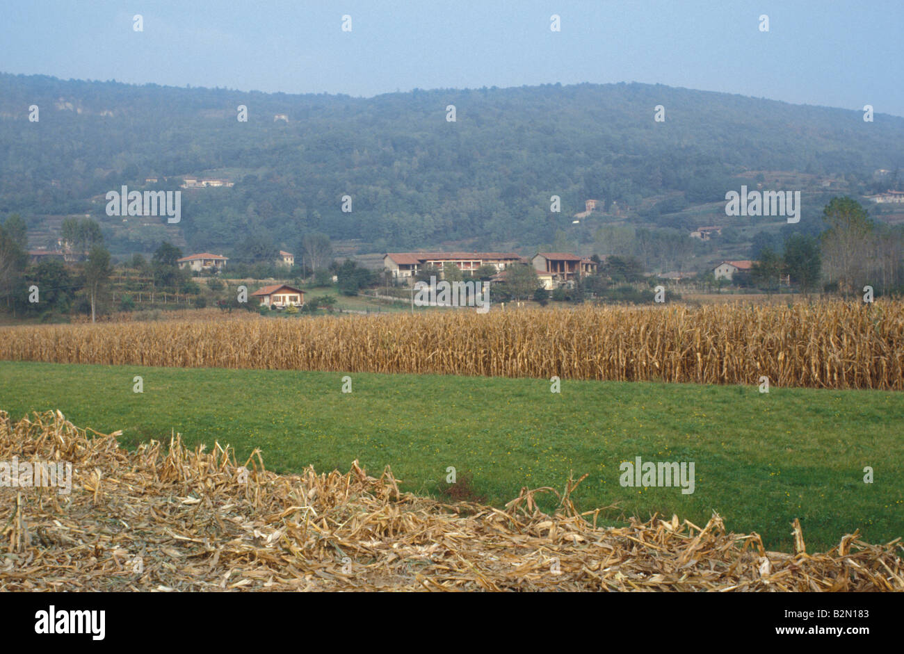 landscape near la serra, palazzo canavese, Italy Stock Photo - Alamy