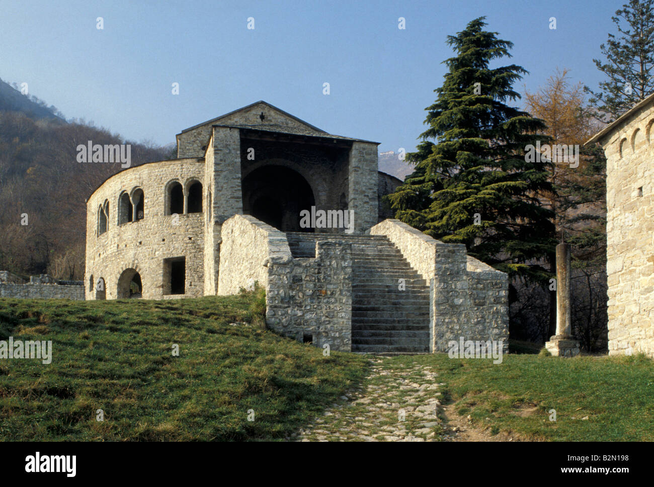 san pietro al monte abbey, civate, Italy Stock Photo - Alamy
