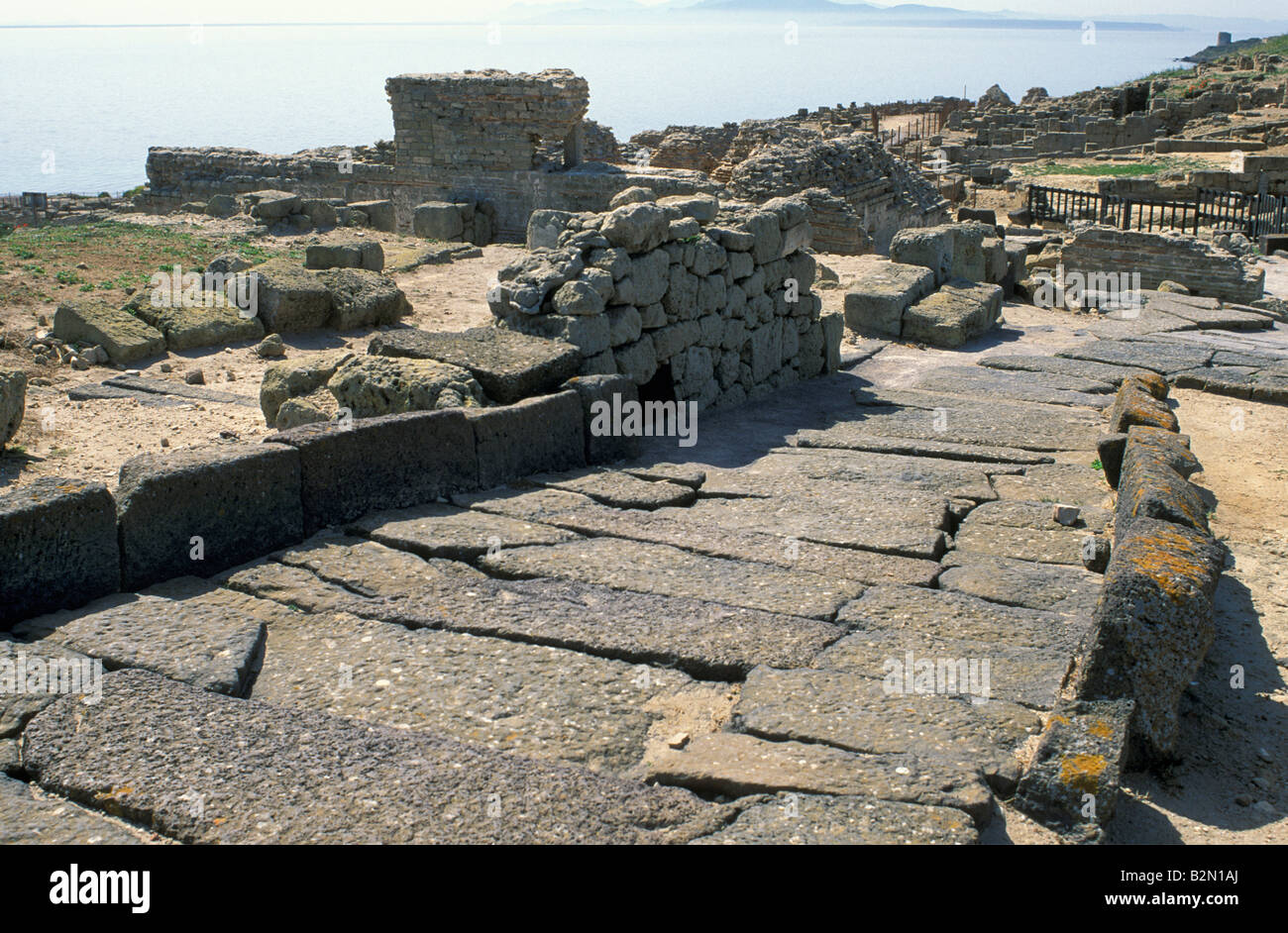 tharros ruins, sinis peninsula, Italy Stock Photo - Alamy