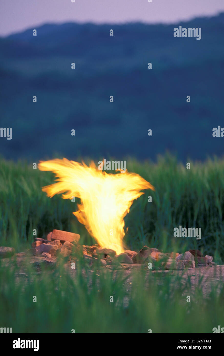 little volcano, portico di romagna, Italy Stock Photo - Alamy